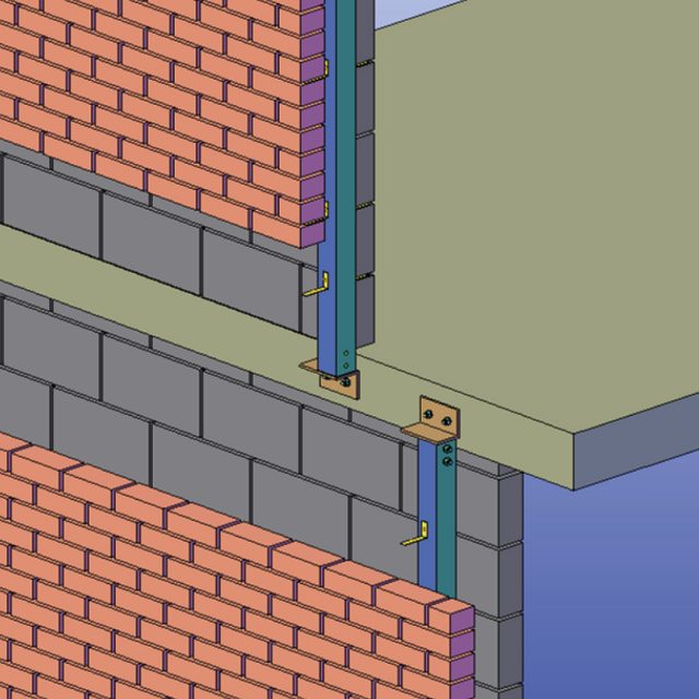 Windpost Bottom Connections (80mm x 80mm) - Windpost